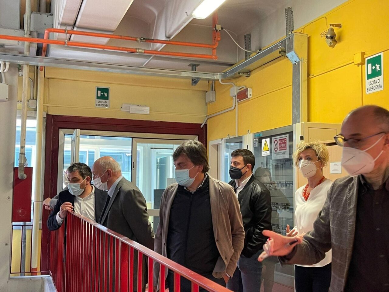 Presidente della Provincia in visita al Pascal Mazzolari - Prima Brescia