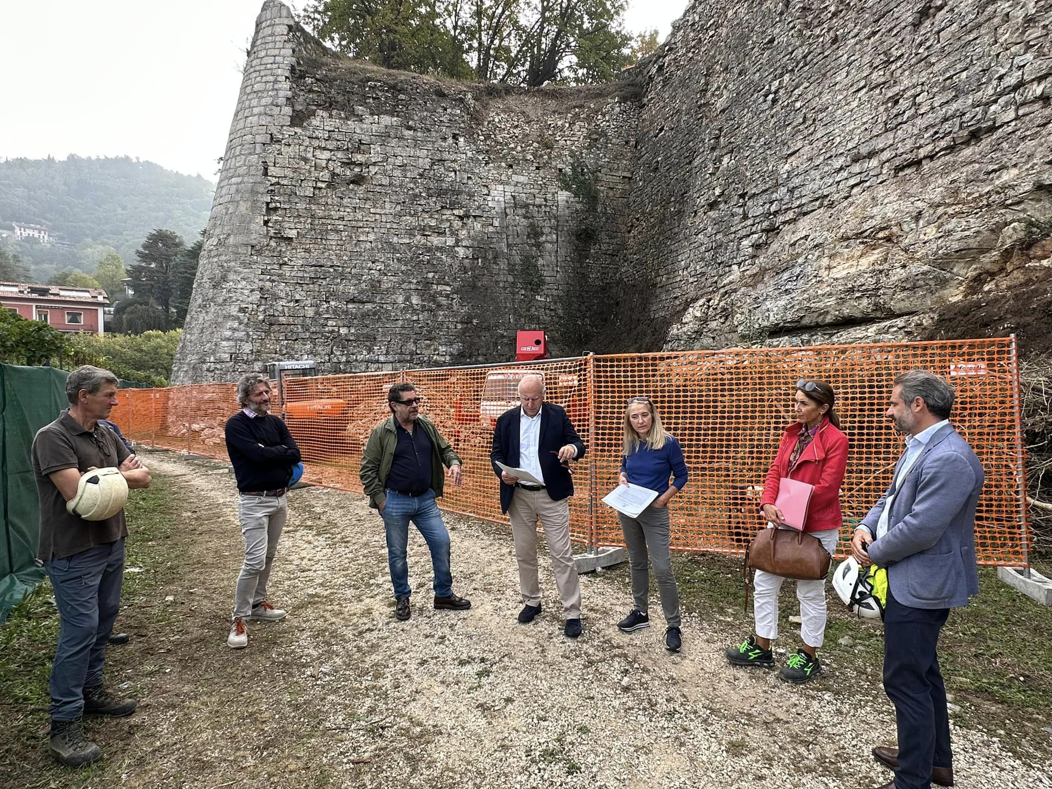 Baluardo della Pusterla: al via i lavori di consolidamento del muro ...