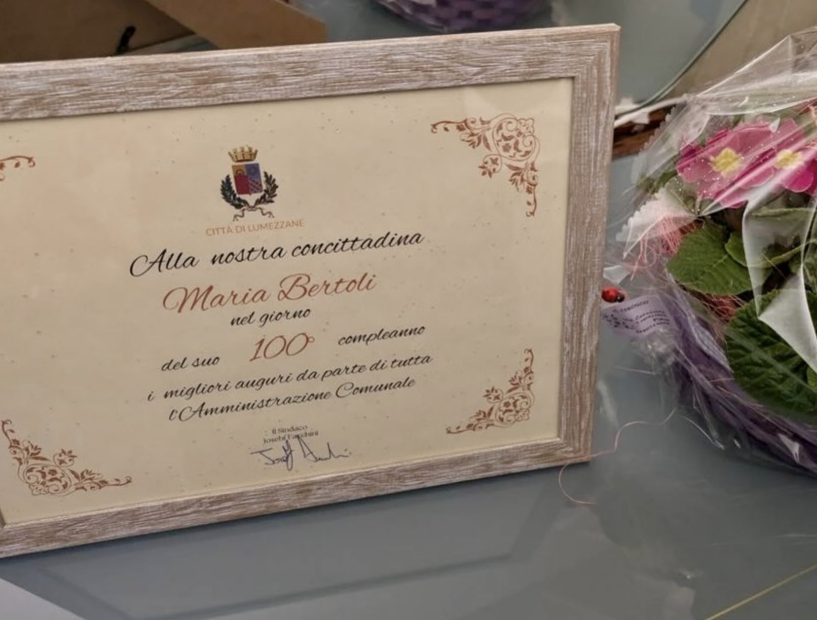 La signora Maria spegne 100 candeline - Prima Brescia